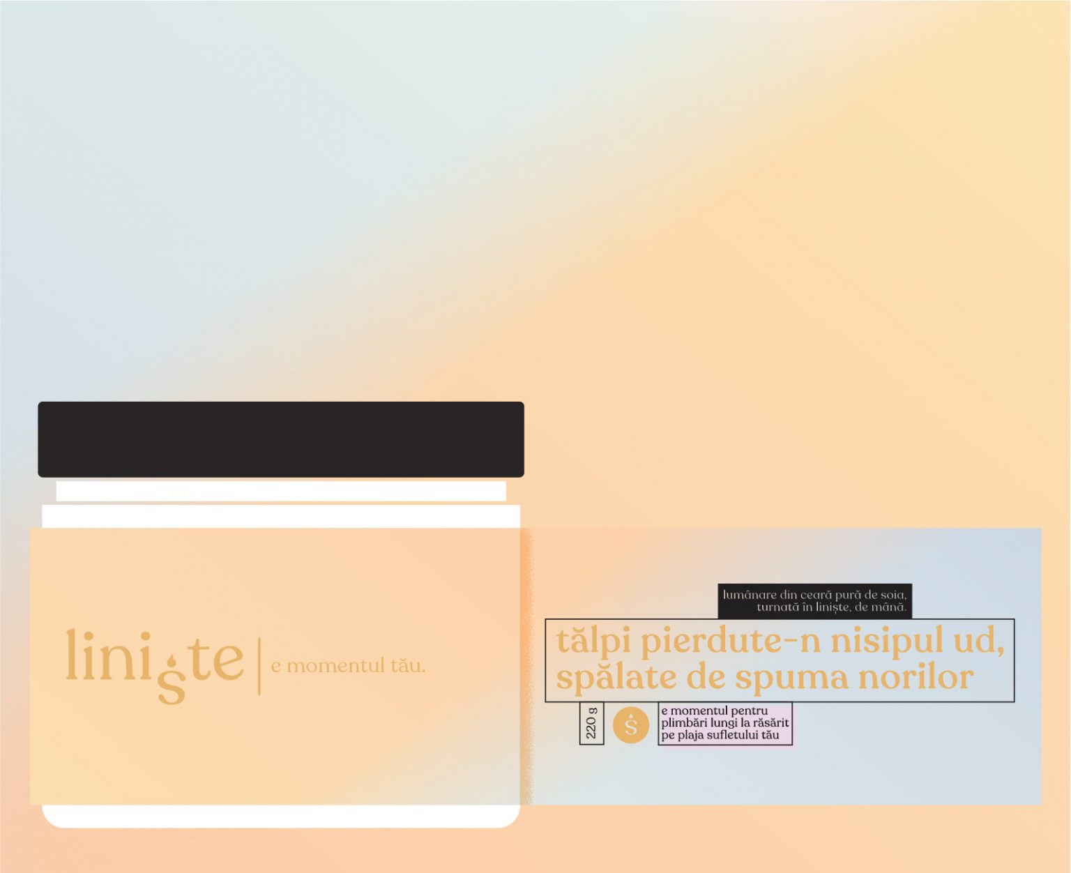 lumânări parfumate din ceară pură de soia cu fitil de lemn