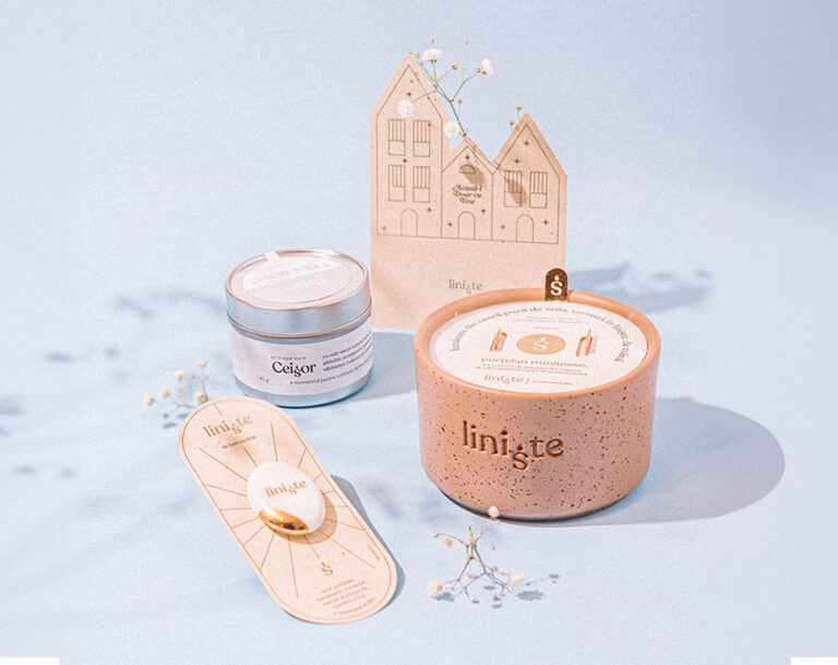 liniște – e momentul tău – lumânări parfumate din ceară pură de soia cu ...